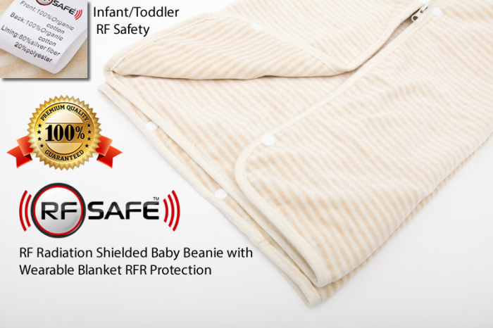 Toddler RF Safety – RF Radiation Shielded Baby Beanie with Wearable ...