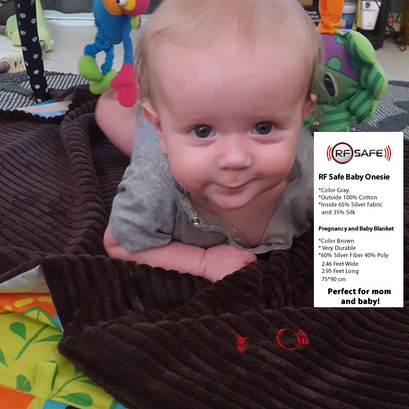 RF Safe RF Shielded Pregnancy and Baby Blanket – RF (Radio Frequency) Safe