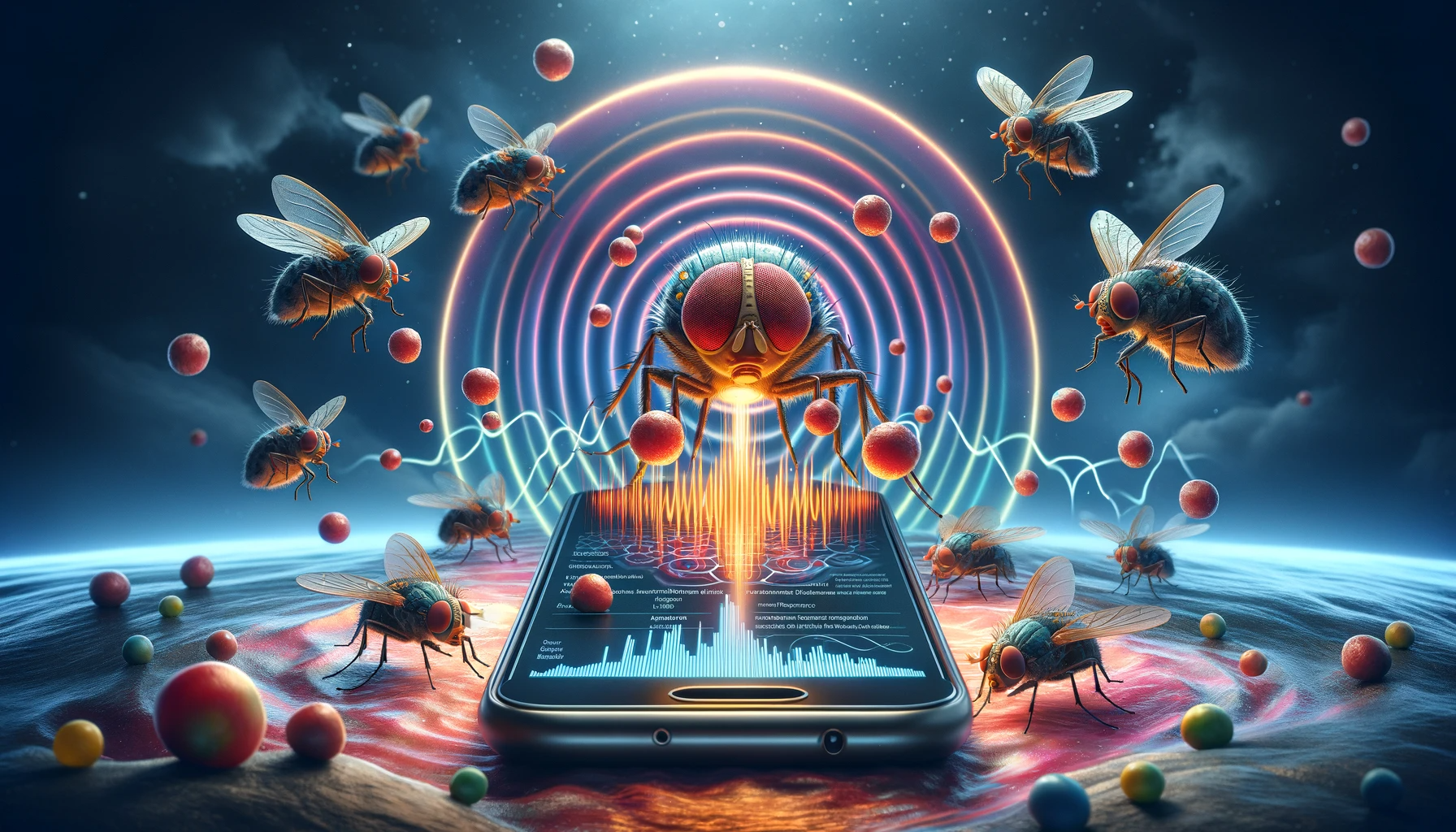 Mobile Phone Radiation Exposure and Its Effects on Drosophila melanogaster