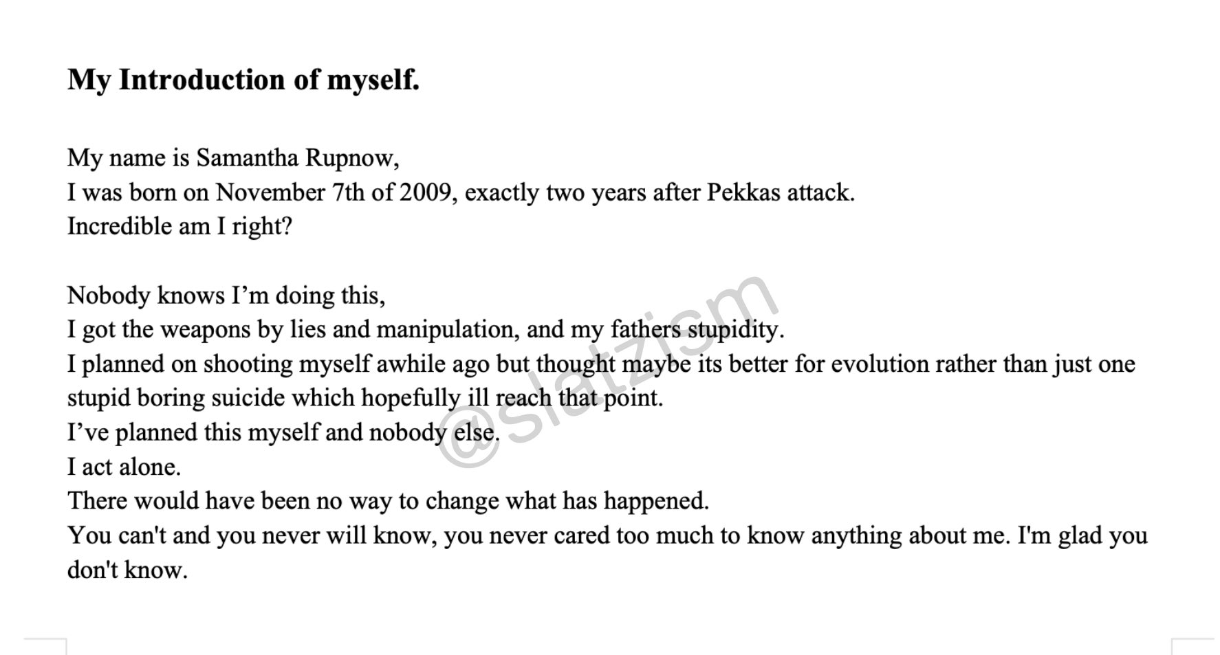 Wisconsin Shooter Natalie Lynn (Samantha) Rupnow * RF SAFE® Radio ...