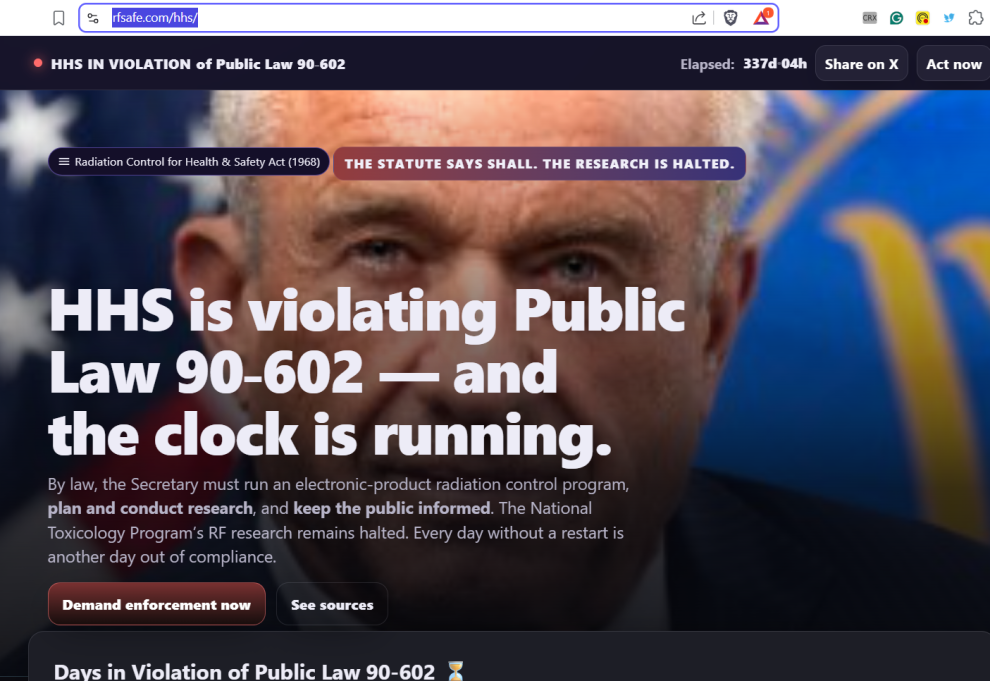 A Monumental Shift: FDA's Cellphone Radiation Page Overhaul – From ...