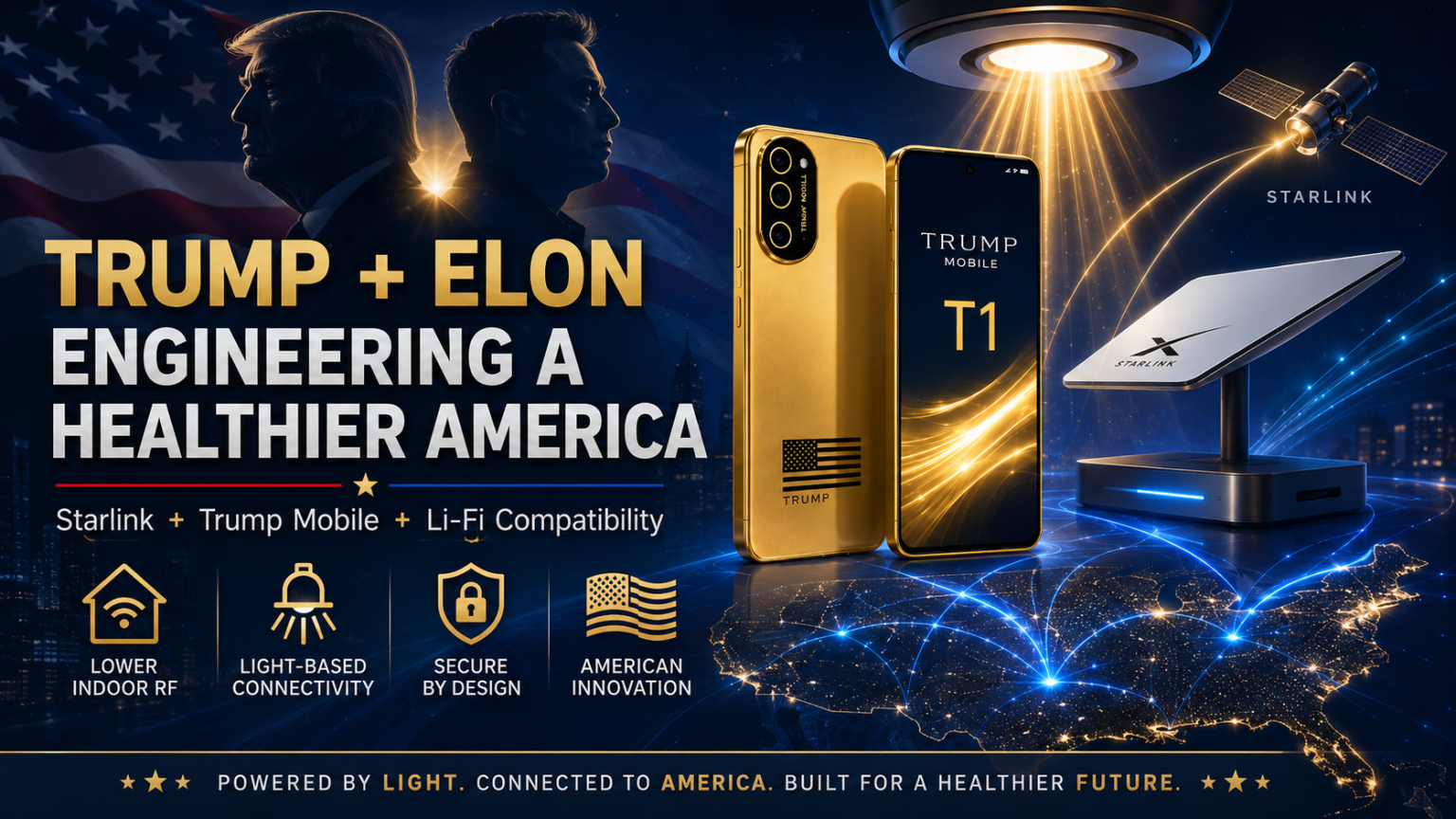 The Starlink–Trump Mobile Li‑Fi Alliance: Bridge Connectivity with ...